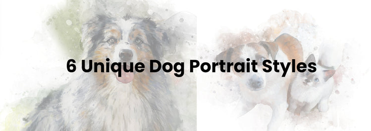 6 Unique Styles in Dog Painting | Pawfect2u Custom Pet Portraits